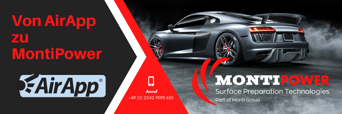 AirApp.de wird zu MontiPower, Die bekannten Druckluftwerkzeuge finden