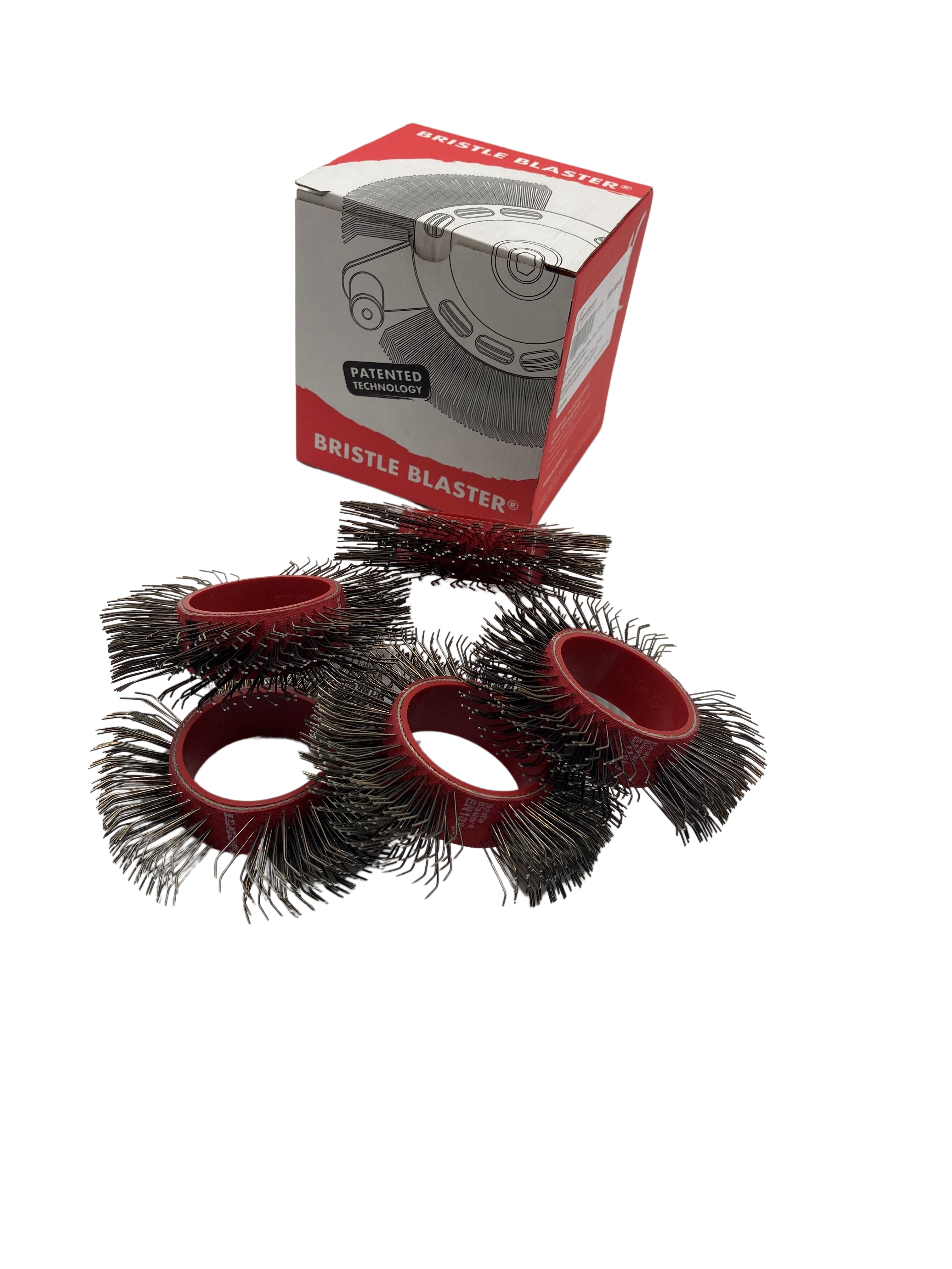 Bristle Blaster® Band, Stahl, rot, 23 mm